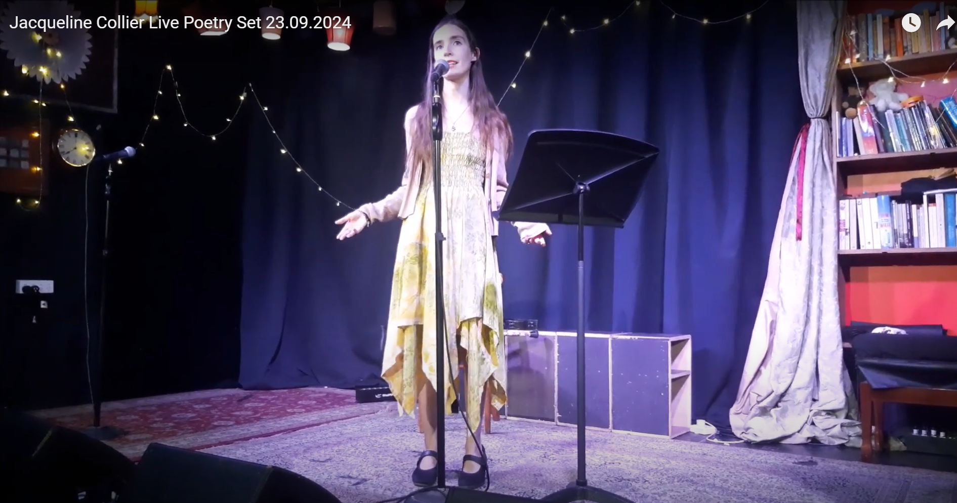 First Live Poetry Set (Video) – Jacqueline collier